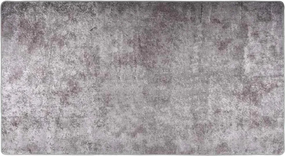Koberec pratelný 190 x 300 cm šedý 337962