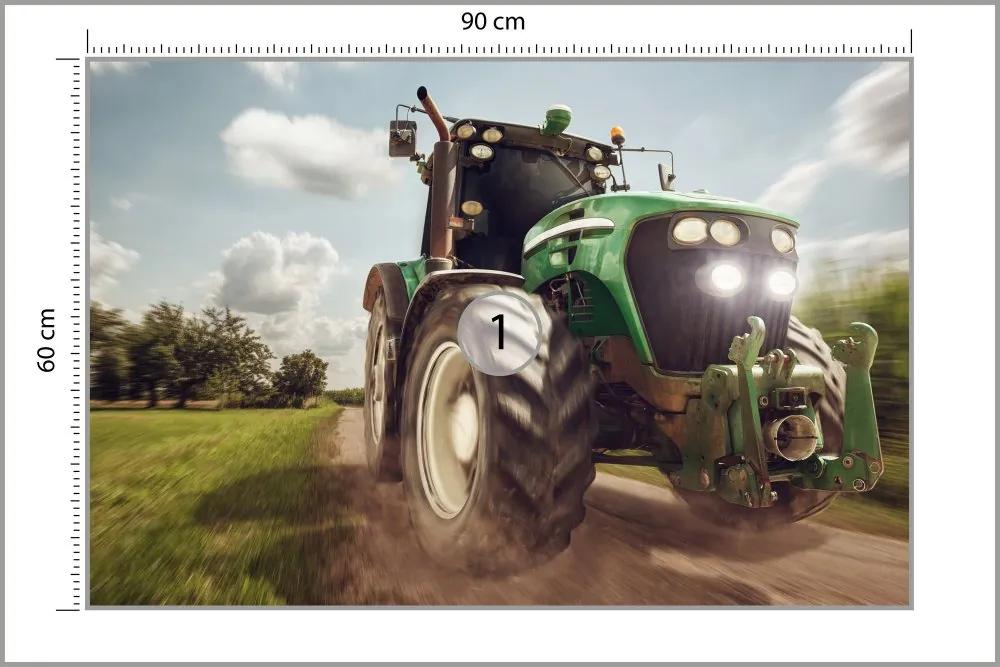 Fototapeta Závodní Traktor Hladký vinyl 104x70.5