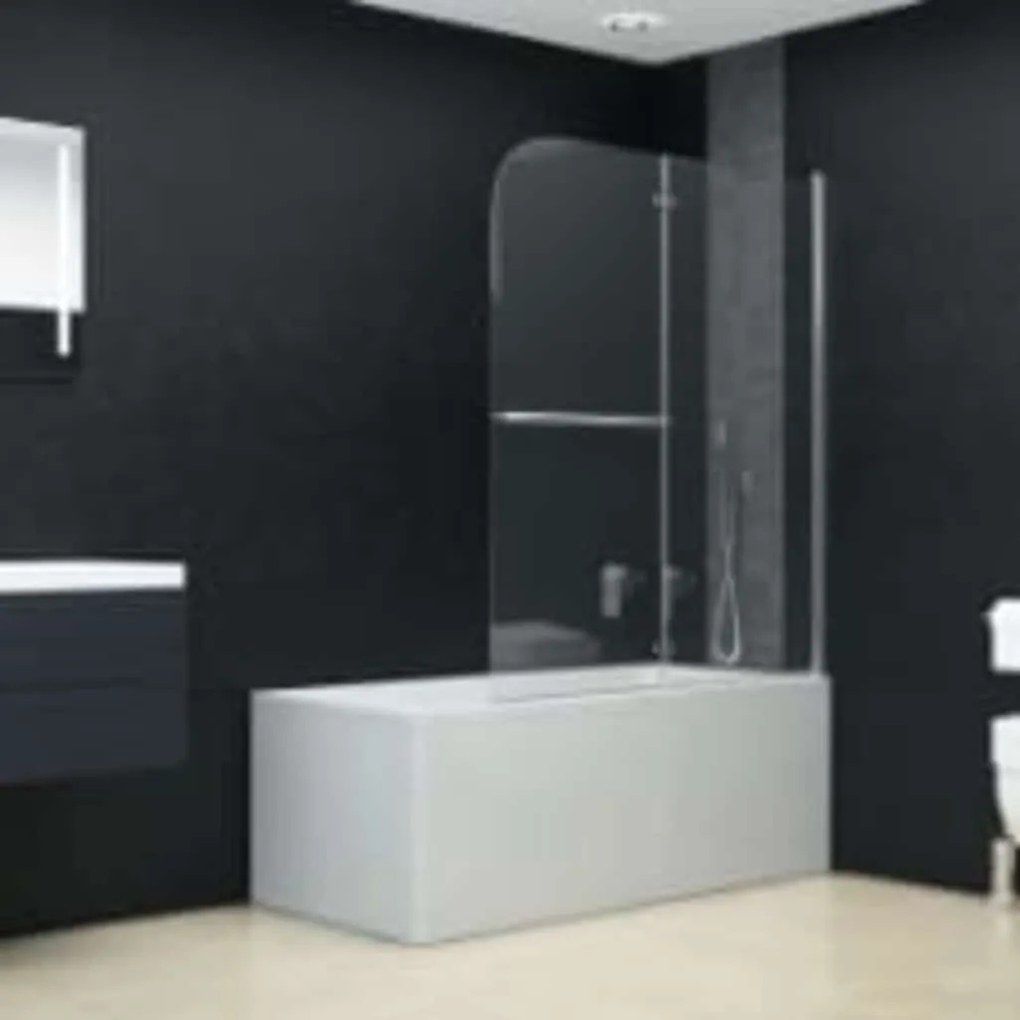 Skládací sprchový kout se 2 panely ESG 95 x 140 cm 144678