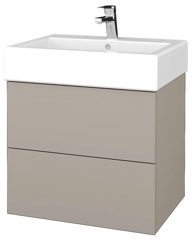 Dřevojas Koupelnová skříň VARIANTE SZZ2 60 Varianta: N01 Bílá lesk / D09 Arlington