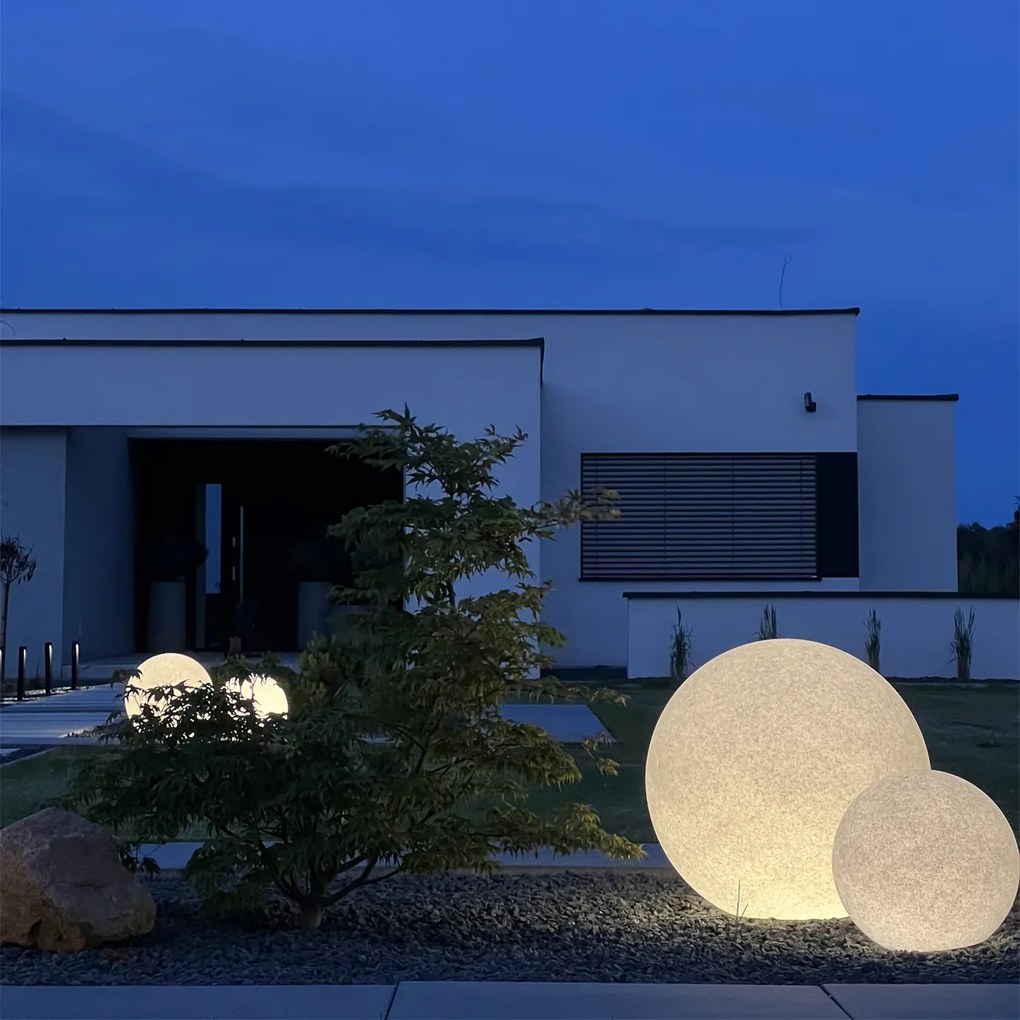 Moderní venkovní lampa šedá 77 cm IP65 - Nura