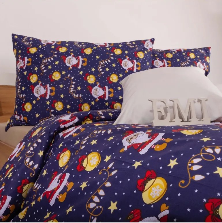 Vánoční bavlněné povlečení Mikuláš EMI