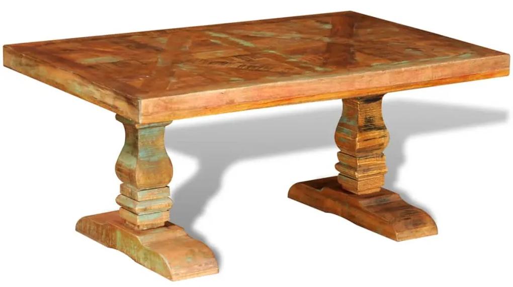 241631 vidaXL Konferenční stolek masivní recyklované dřevo