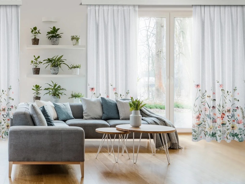 ZÁVĚS NA PÁSCE DOLLY 140X270 CM VZOROVANÁ