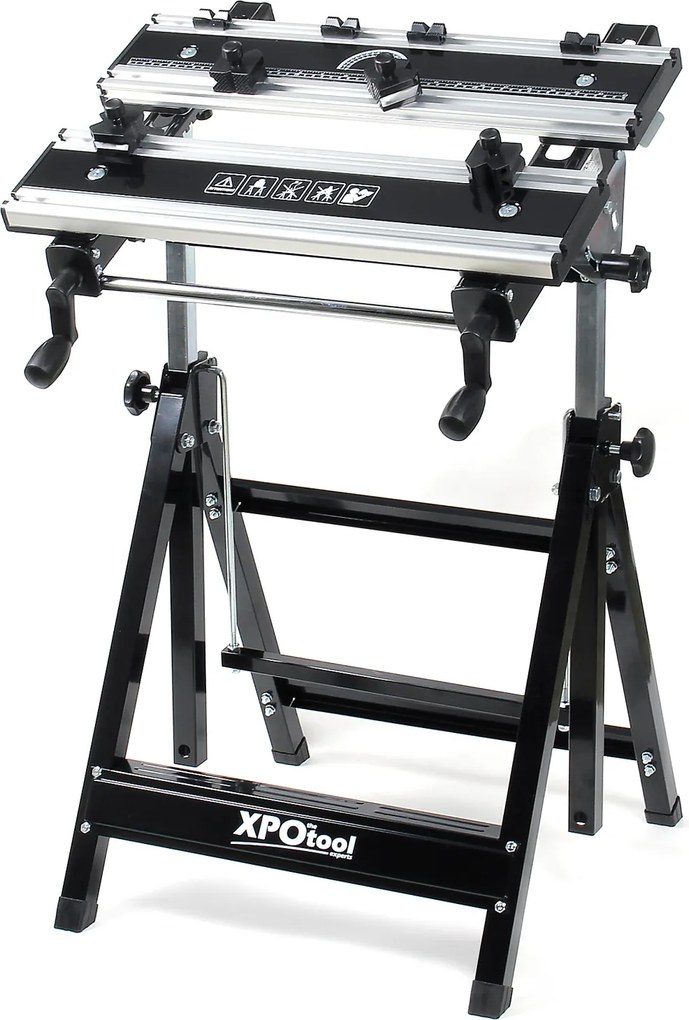 Pracovní stůl Wiltec – 100 kg, 77 - 107 cm (62808)