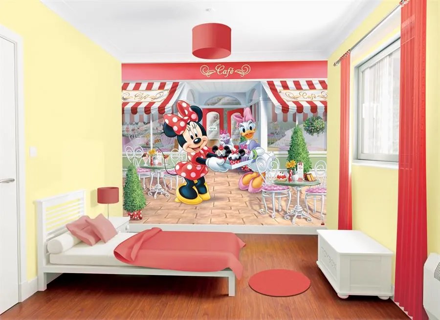 Walltastic Dětská 3D fototapeta Minnie rozměr 244 x 305 cm, skladem poslední 1 ks!!!