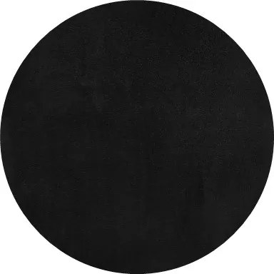 Hanse Home Collection koberce Kusový koberec Fancy 103004 Schwarz - černý kruh - 133x133 (průměr) kruh cm