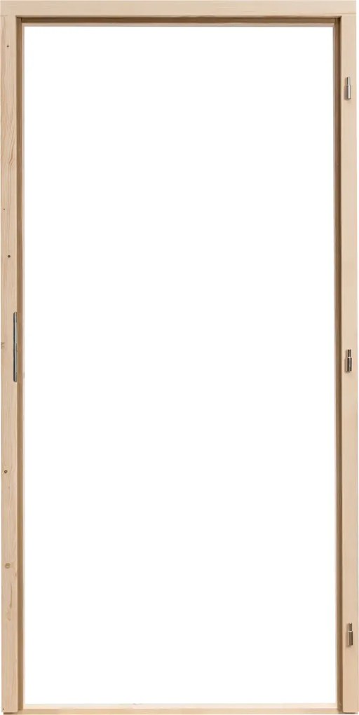 Hrdinka Obložkové zárubně 60 - 90 cm s těsněním – Šířka: 90, Orientace: leva, Šířka ostění: 39-cm