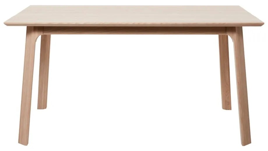 Jídelní stůl z bílého dubového dřeva Unique Furniture Vivara Lilly