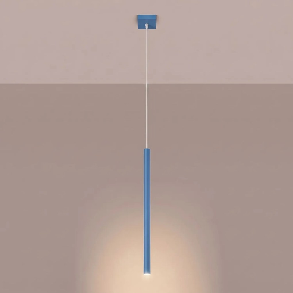 Sollux Lighting Závěsné svítidlo PASTELO 1 azurové