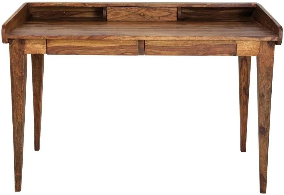 Pracovní stůl z exotických dřevin Kare Design Authentico
