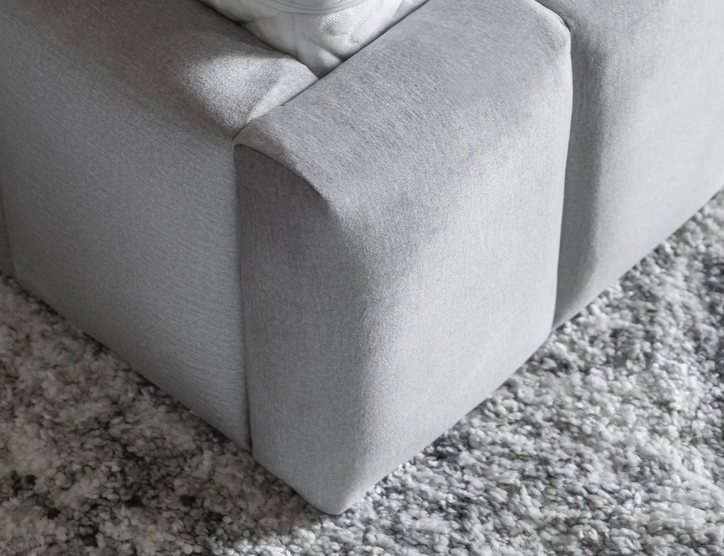 Dvoulůžková postel LAMICA II 180x200 s LED osvětlením Monolith - výběr z 2 provedení
