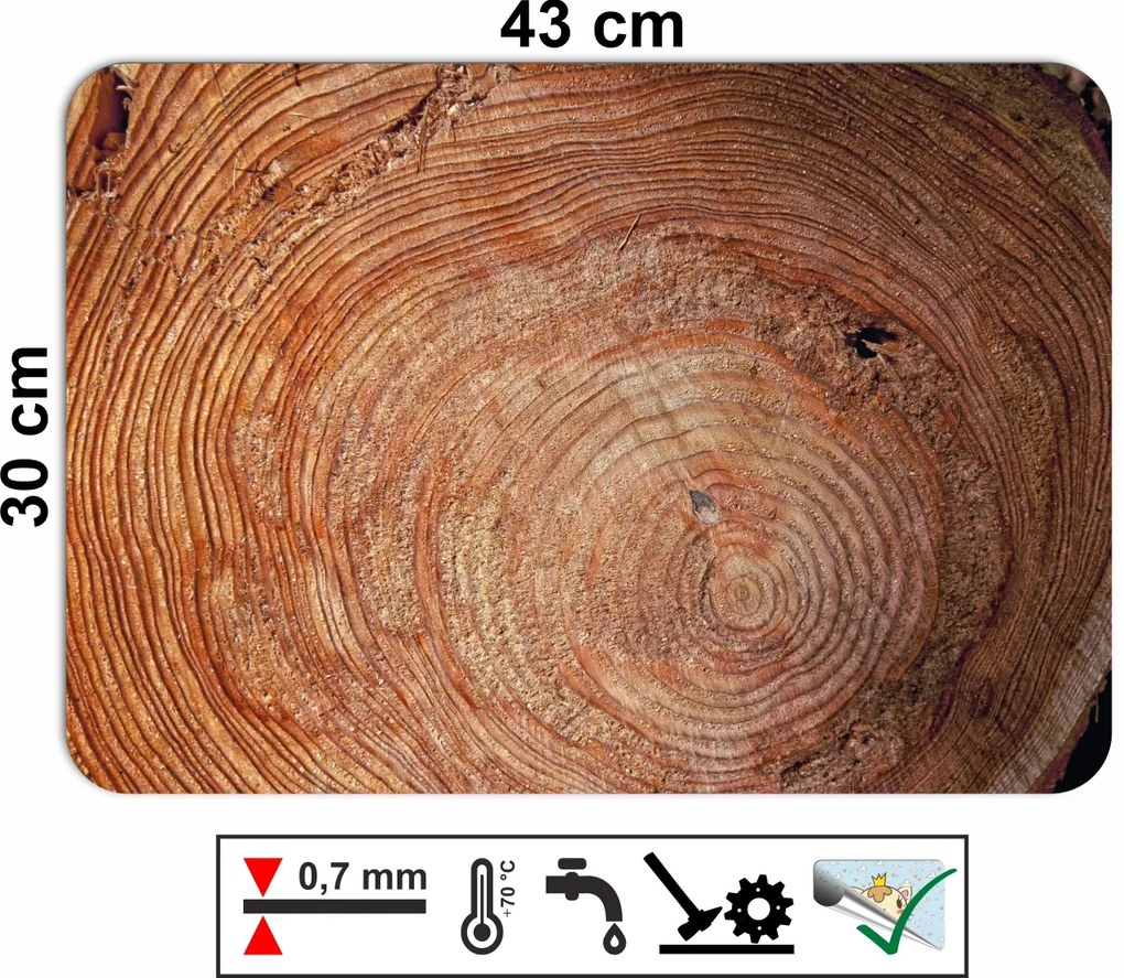 PokojovaDekorace.cz, Prostírání - 097, Imitace dřeva, 43x30cm