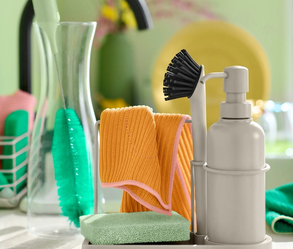 Tchibo - Kartáč na mytí sklenic a láhví 3 v 1 - barva: zelená