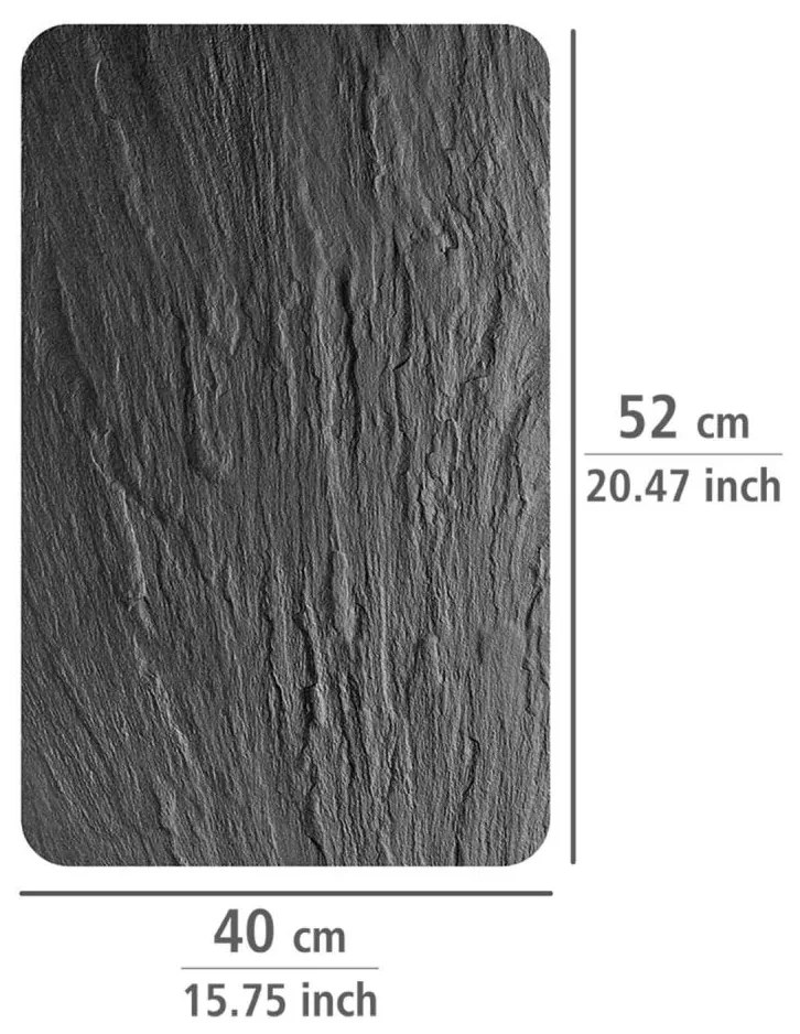 WENKO 2521499800 - Krycí desky SLATE 52x40 cm pestrobarevná/šedá/čirá