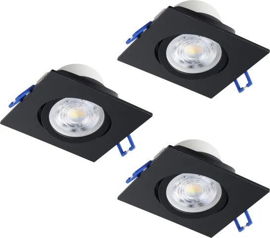 Eglo 902284-SADA 3xLED St. podh. svítidlo SALICETO LED/4,8W/230V 8,8x8,8cm černá