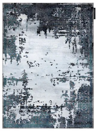 Moderní koberec DE LUXE 2078 ornament vintage Strukturální šedá velikost 140x190 cm | krásné koberce cz