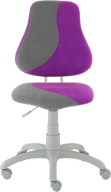 Dětská židle Fuxo S-line, fialová/šedá