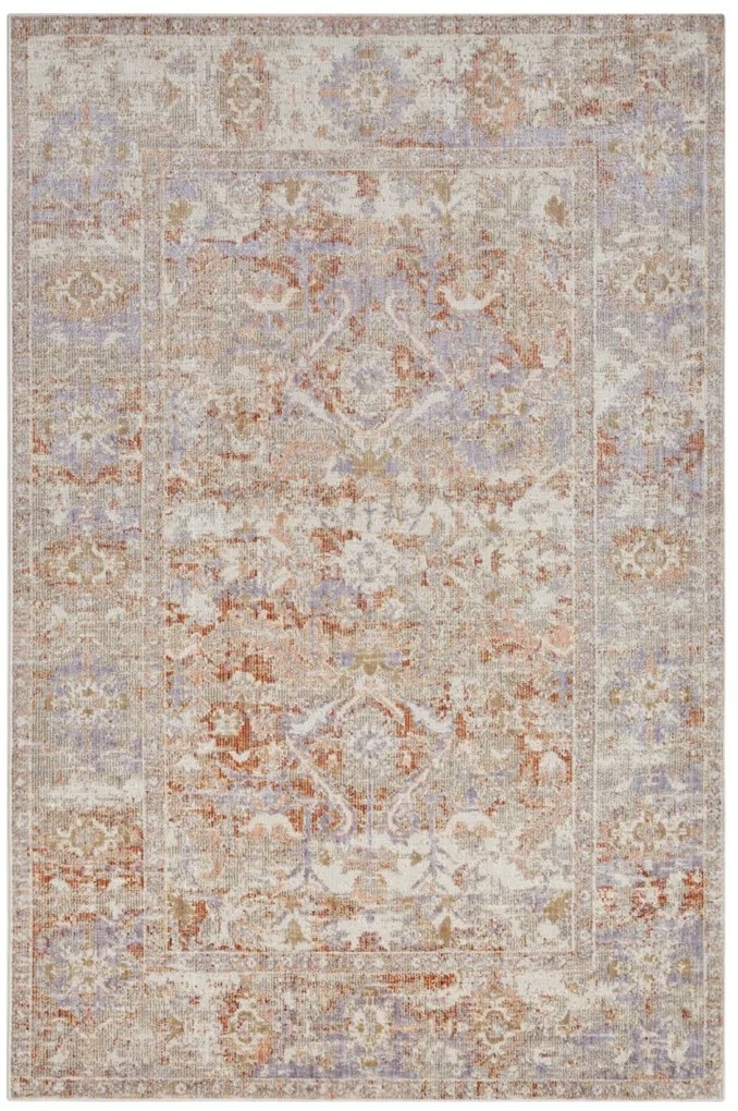 Nouristan - Hanse Home koberce Kusový koberec Cairo 105587 Port Said Cream Red – na ven i na doma - 120x170 cm