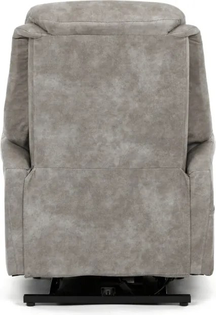 Polohovací křeslo šedé, elektrické TV-Q8575 GREY3