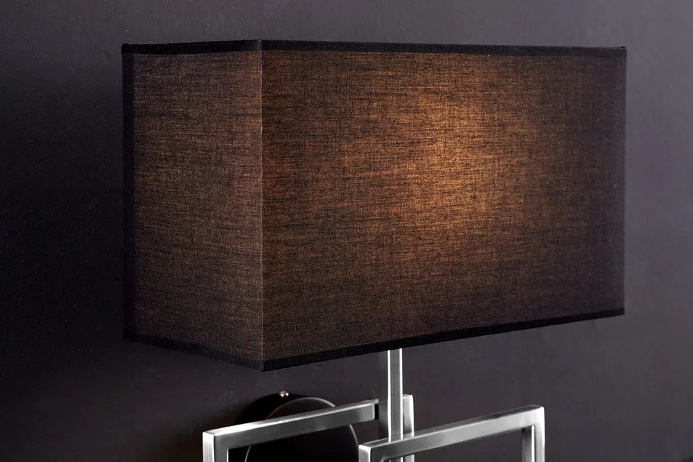 Designová nástěnná lampa Calanthe stříbrná