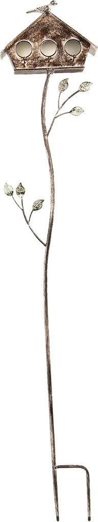 Kovová ptačí budka - 133 cm