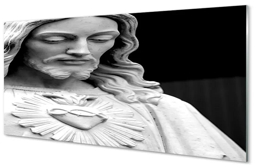 akrylový obraz Socha Ježíše 140x70 cm