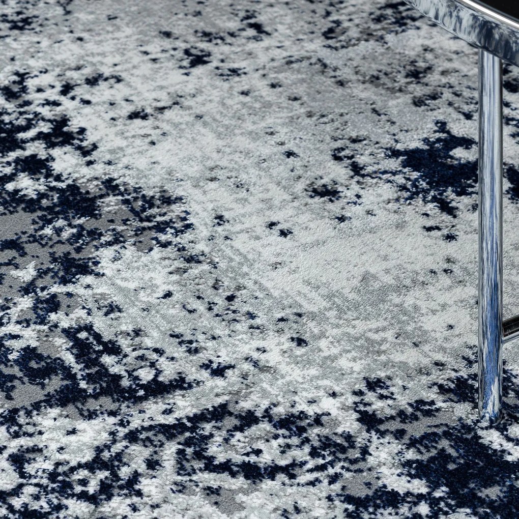 Dywany Łuszczów, Kusový koberec Allure 1959 white/blue, 160x220, modrá, kancelář