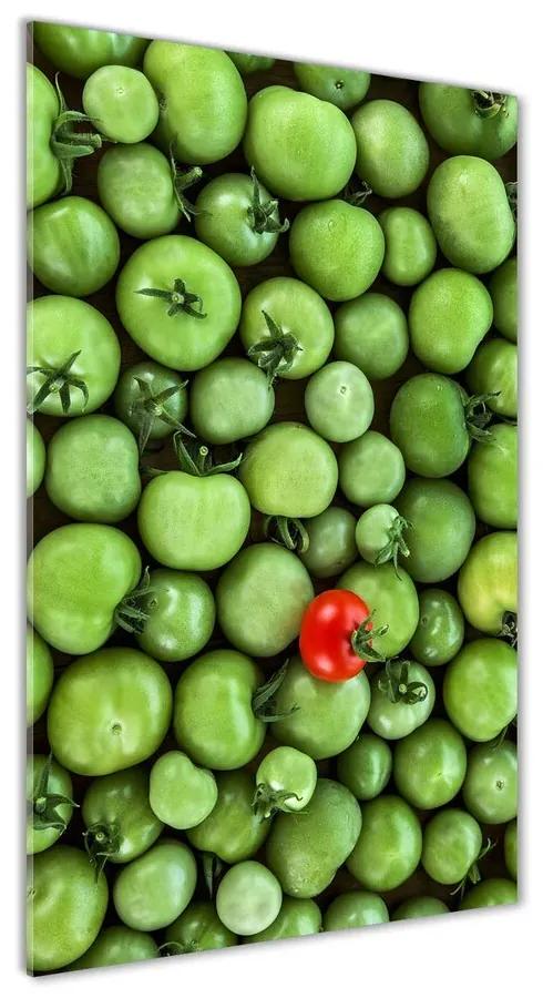 Wallmuralia Foto obraz akrylové sklo Červené rajče 60x120 cm