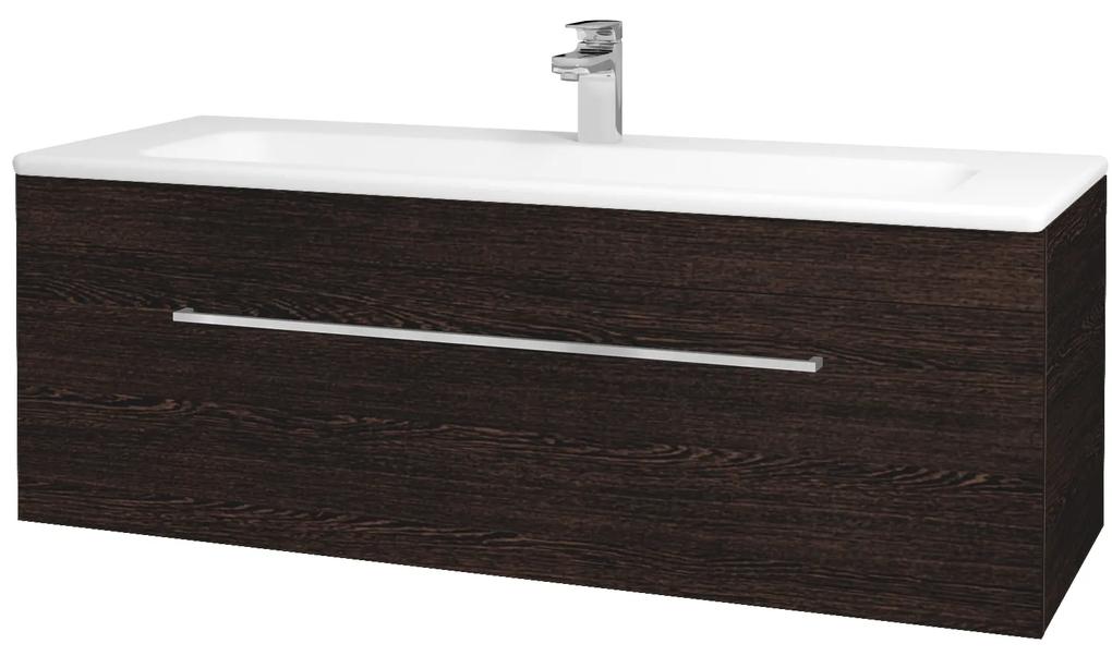 Dřevojas Koupelnová skříň ASTON SZZ 120 Varianta: N01 Bílá lesk / Úchytka T01 / N07 Stone