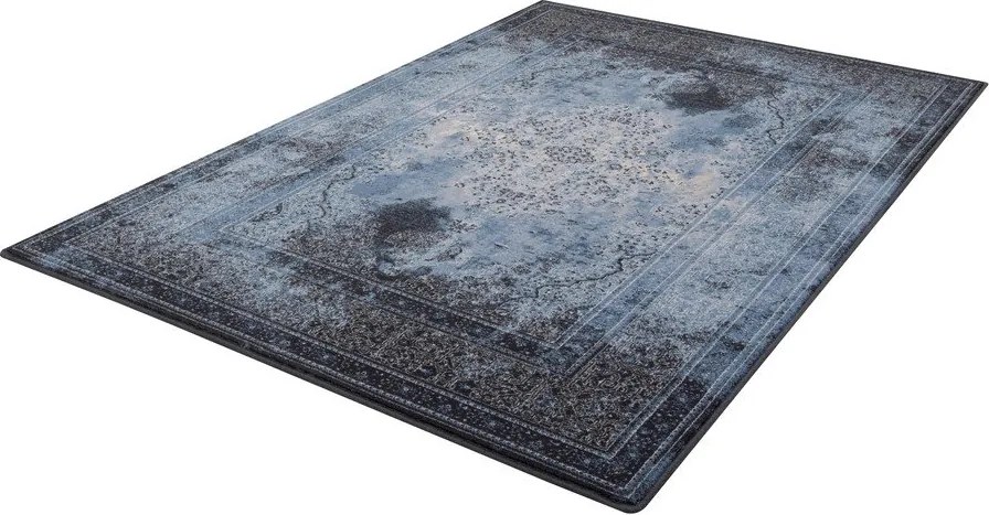 Modrý vlněný koberec 160x240 cm Difida – Agnella