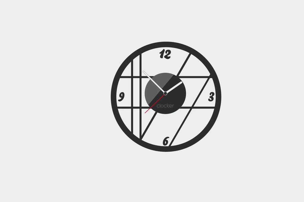 Clocker Nalepovací hodiny Modern - Number Barva ciferníku: Černá
