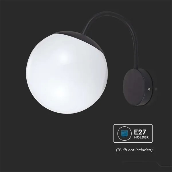 Venkovní nástěnná lampa 1xE27/60W/230V IP44 černá