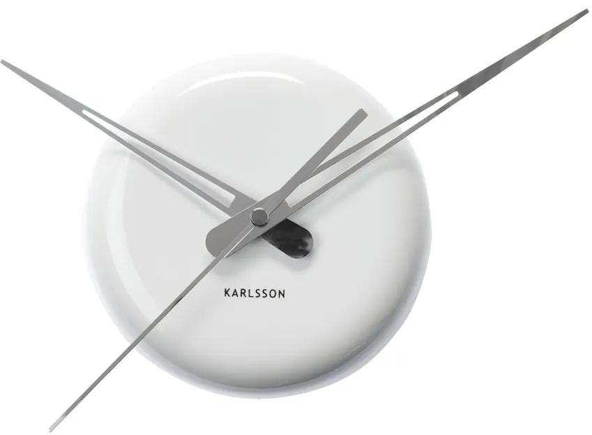 Nástěnné hodiny Ceramic Dot 14 cm bílé - Karlsson