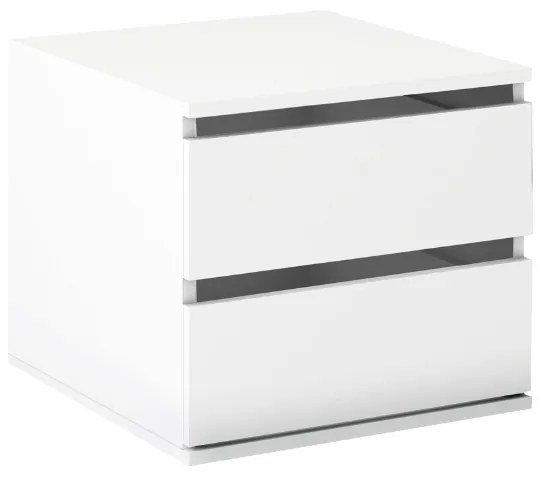 Velká lamelová skříň Korina 240 cm Barva: Bílá / Bílá / Černá