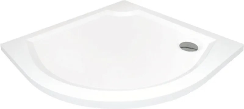 GELCO VIVA90 sprchová vanička z litého mramoru, čtvrtkruh, 90x90x4cm, R550 (GV559)