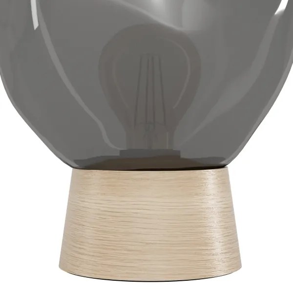 Eglo 390321 - Stolní lampa MAGACELA 1xE27/40W/230V kouřová