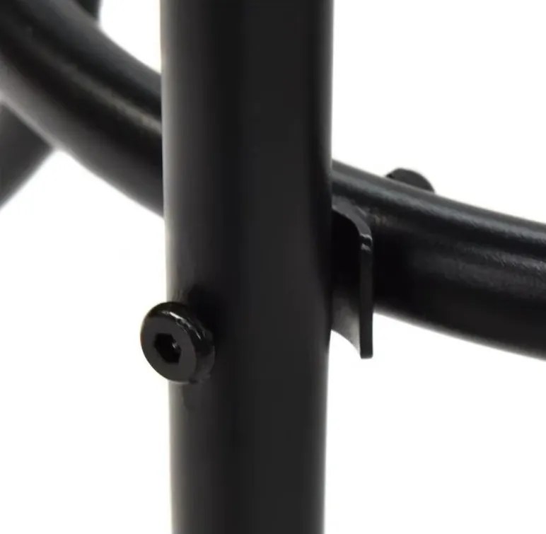 TRENDIE Zahradní stolek se sklem 80 cm kulatý