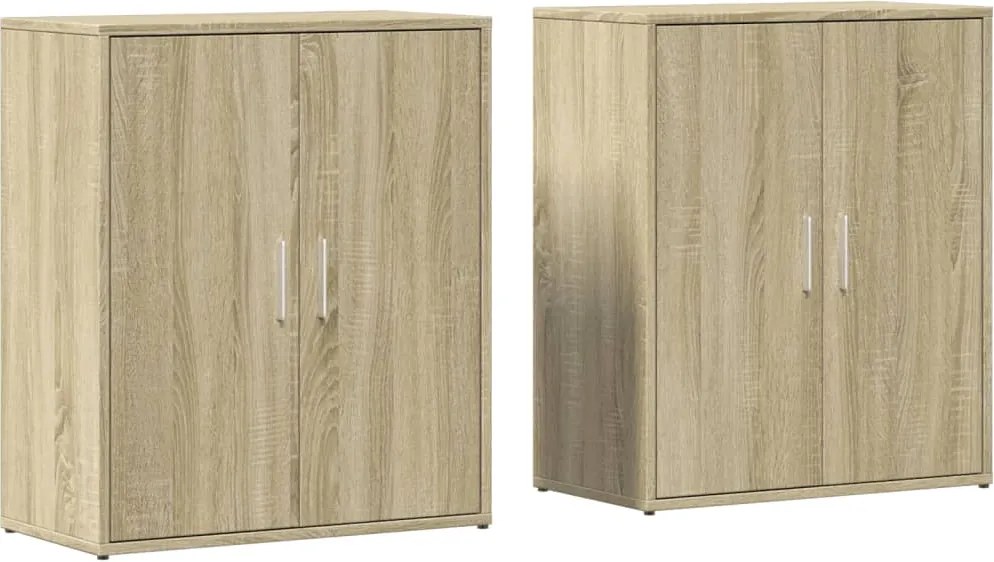 Příborníky 2 ks dub sonoma 60 x 31 x 70 cm kompozitní dřevo 3276541