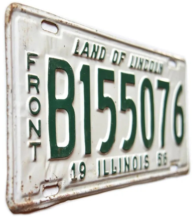 Americká SPZ Illinois 1956 Land of Lincoln B155076