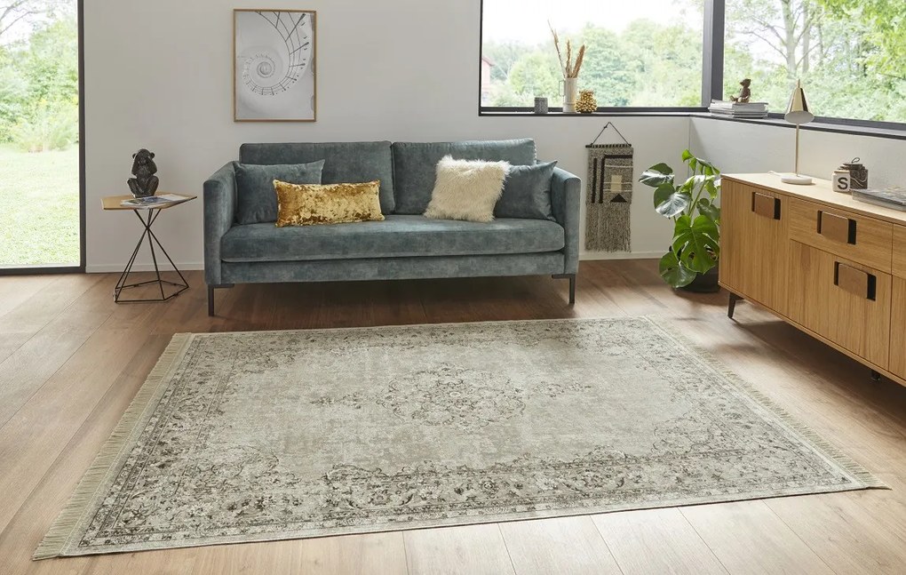 Hanse Home, Kusový koberec Naveh 104382 Cream, 160x230, bílá, chodba / předsíň