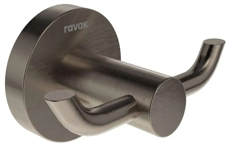 Ravak Kona - Dvojháček, kartáčovaný grafit X07P1326