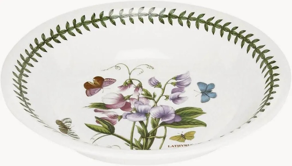 Porcelánový talíř na těstoviny Botanic Garden