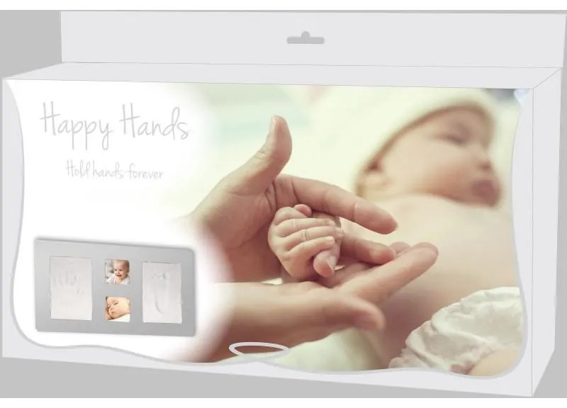 Happy Hands Large frame Silver