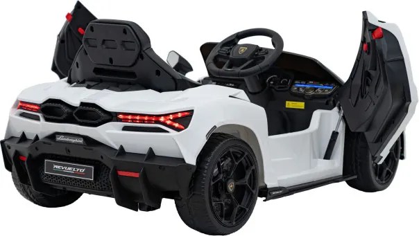 Elektrické autíčko Lamborghini Revuelto bílé