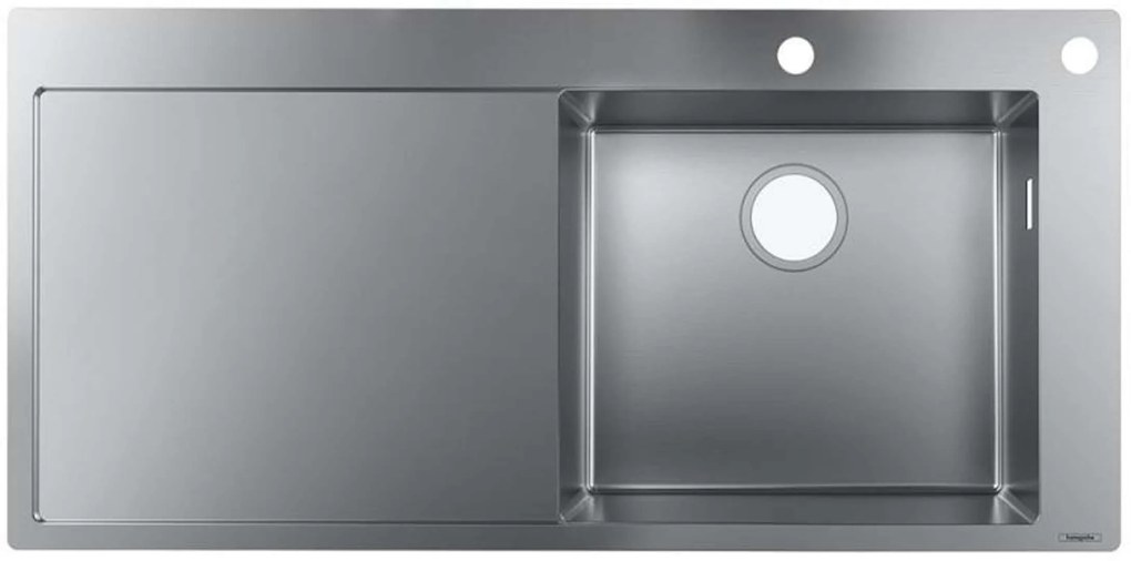 Hansgrohe - Vestavný dřez S717-F450, nerezová ocel 43307800