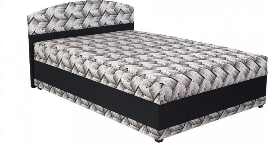 Pohoda Čalouněná postel HELEN s úložným prostorem, francouzské lůžko | Látka: Alfa 16,Šířka matrace: 100 cm