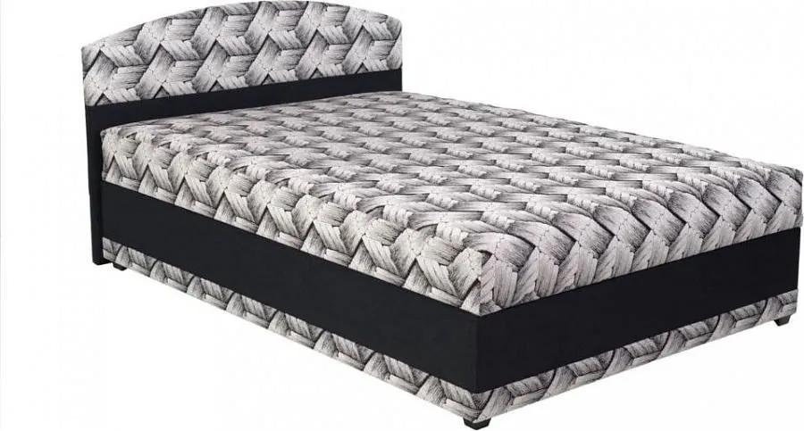 Pohoda Čalouněná postel HELEN s úložným prostorem, francouzské lůžko | Látka: Katie 1,Šířka matrace: 100 cm