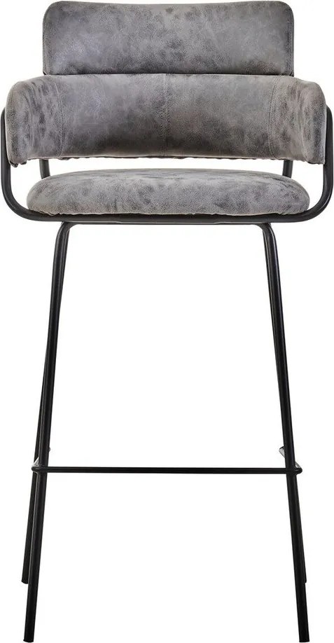 Černá/šedá čalouněná barová židle Tamzin – Premier Housewares