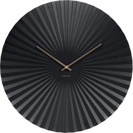 Nástěnné hodiny Trivet, 50 cm, černá